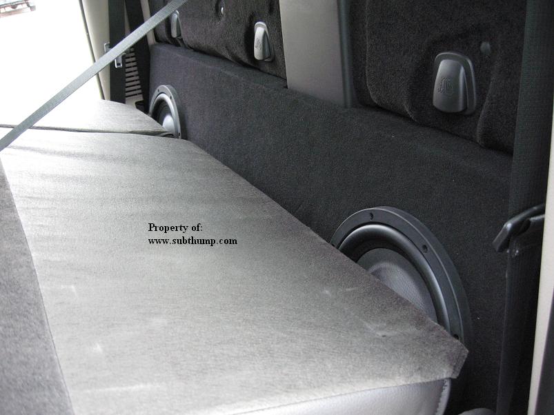 2008-2016 F250/350 Superduty Crew Cab Behind The Seat Dual Box Powered ...