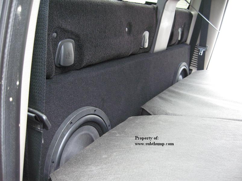 2008-2016 F250/350 Superduty Crew Cab Behind The Seat Dual Box Powered ...