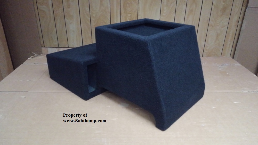 *New* 2015-2020 F150 Supercrew Ported Console Subwoofer Box for Bench Seat