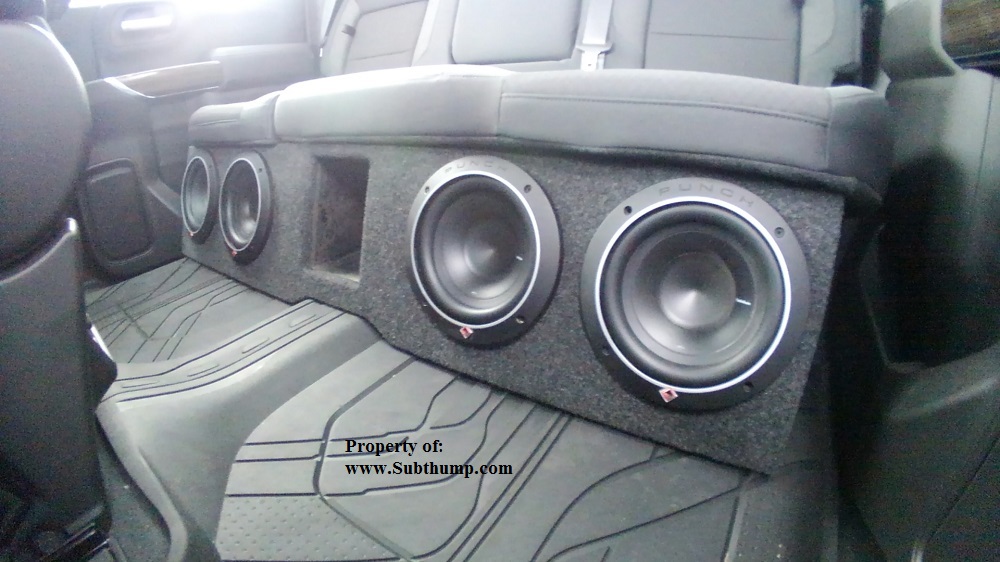 *New* 2019-2023 New Body GM Crew Cab Quad 8 Front Fire Ported Subwoofer Box