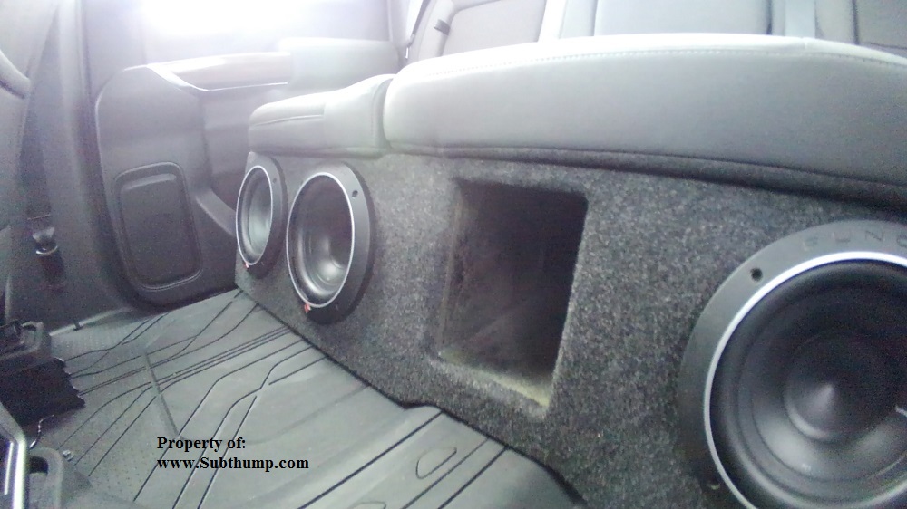 *New* 2019-2023 New Body GM Crew Cab Quad 8 Front Fire Ported Subwoofer Box