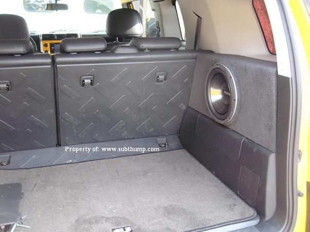 FJ Cruiser Passenger Side Stealth Sub Enclosure Carpeted