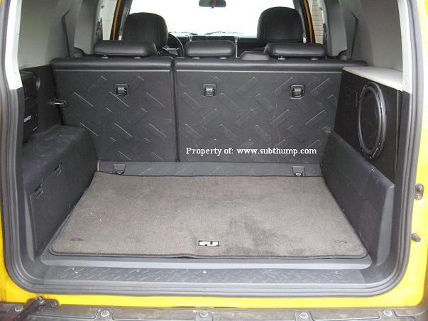 FJ Cruiser Passenger Side Stealth Sub Enclosure Vinyl