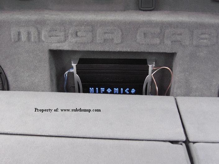 2006-2023 Dodge Ram Mega Cab Dual Sub Box With Amp Space