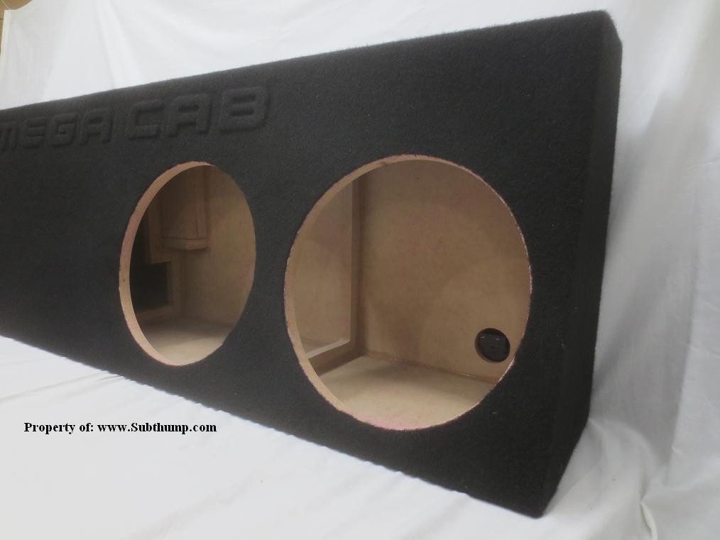 2006-2012 Dodge Ram Mega Cab Deep Heavy Duty Dual 12 Ported Sub Box